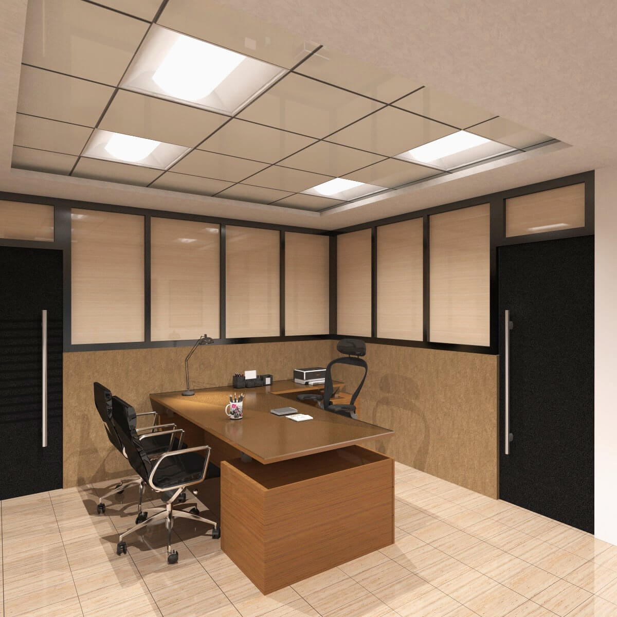 Director Room - 3D Model by zyed