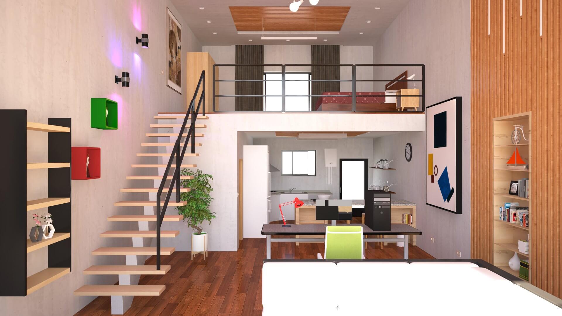 3d House Interior Model