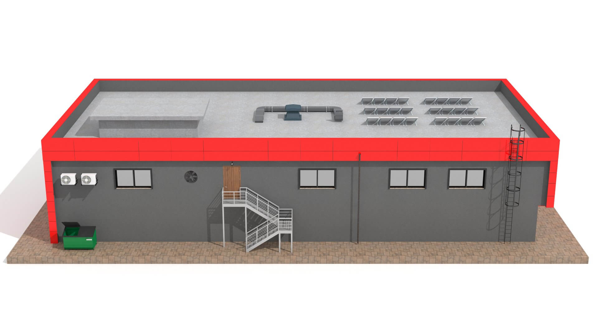 Fire Station - 3D Model by zyed