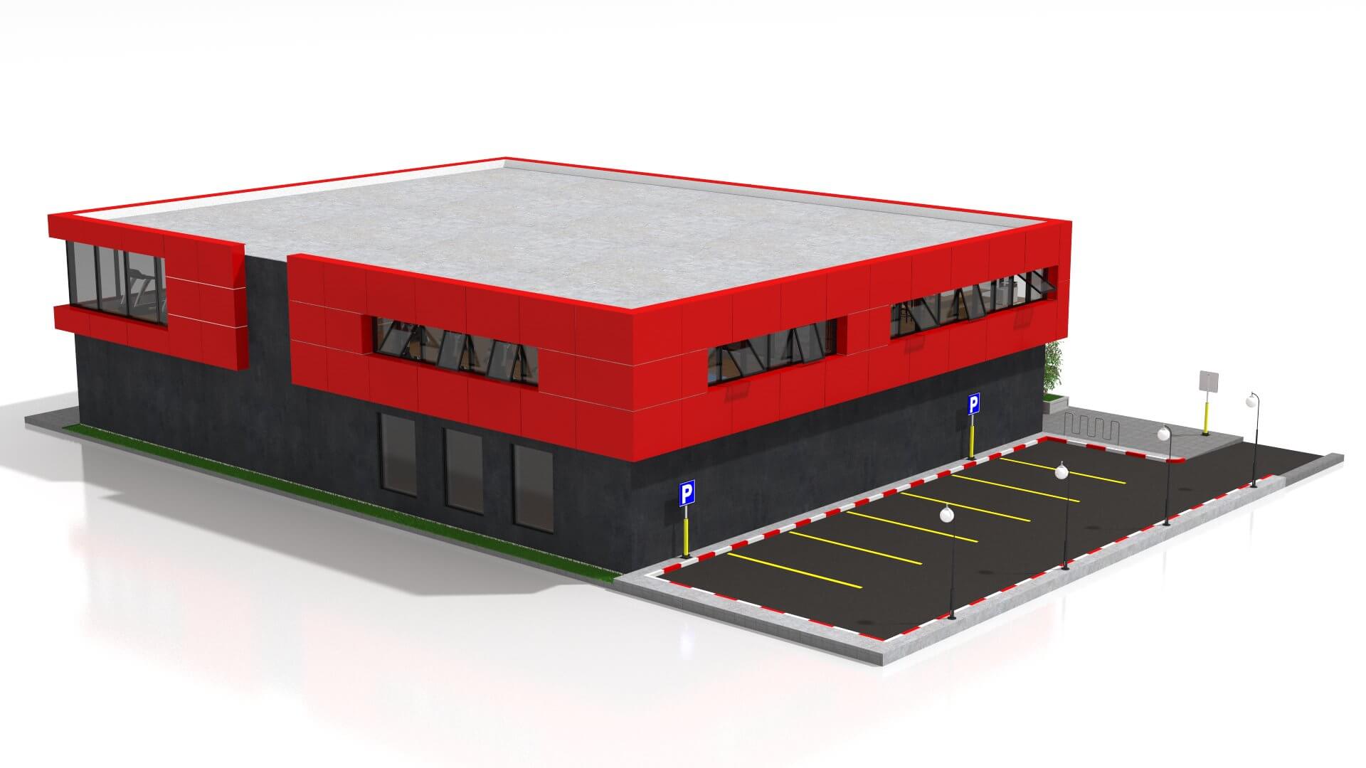 Fitness Center - 3D Model by zyed