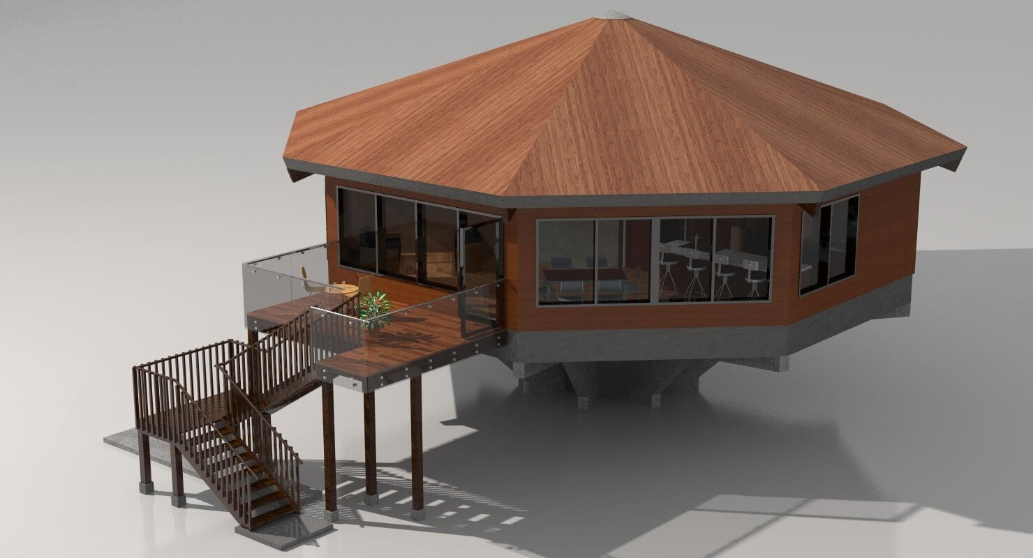 Forest House - 3D Model by zyed
