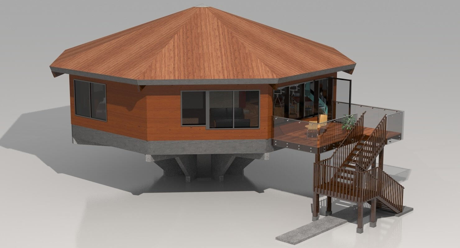 Forest House - 3D Model by zyed
