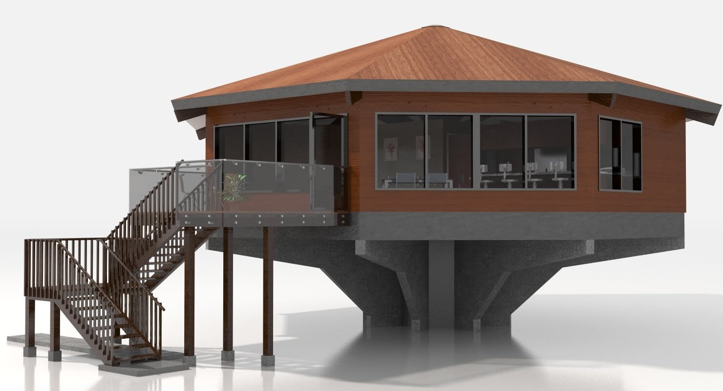 Forest House - 3D Model by zyed
