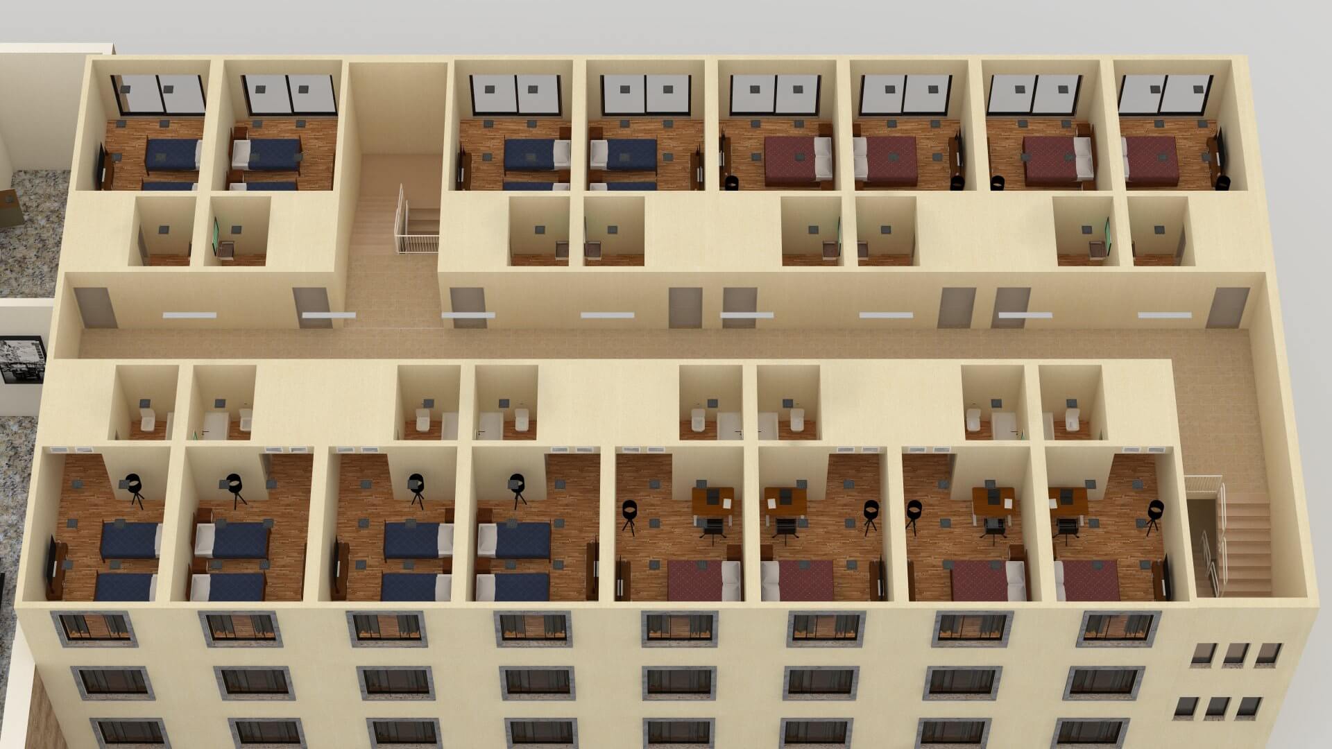 Hotel - 3D Model by zyed