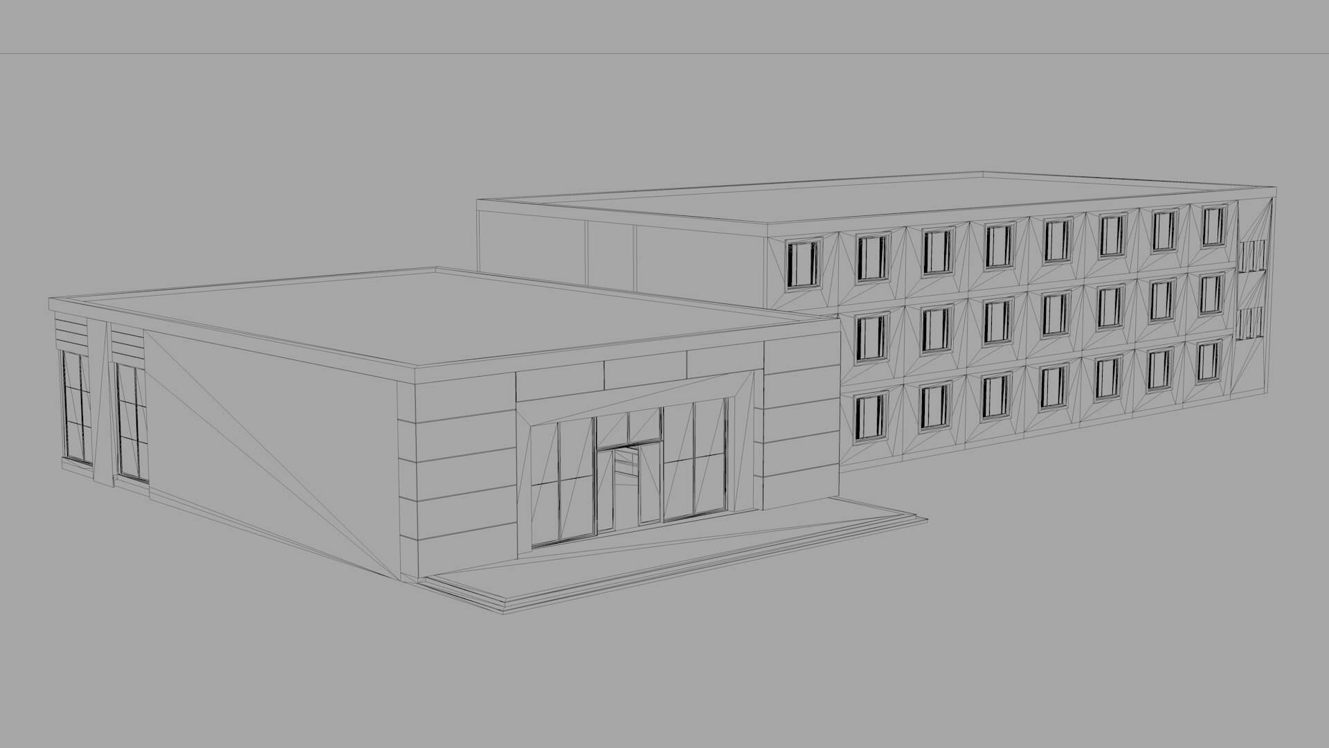 Hotel - 3D Model by zyed