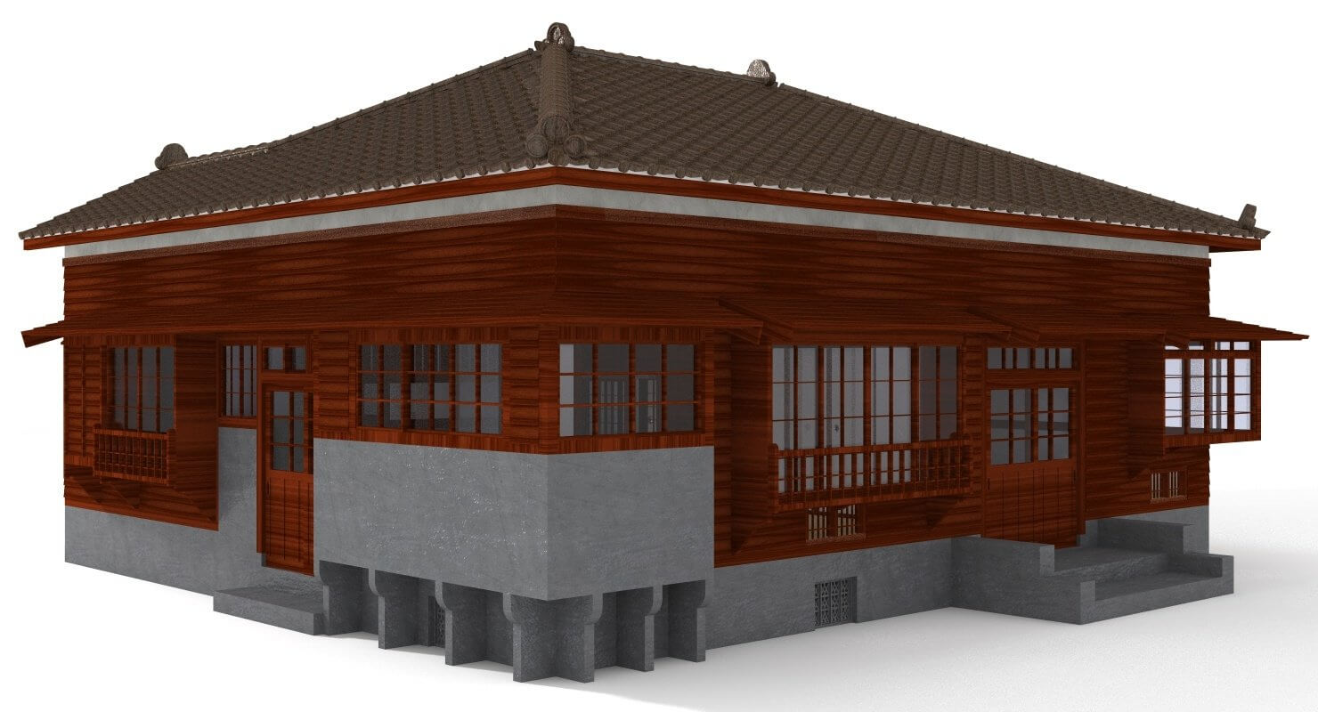 Japanese House - 3D Model by zyed