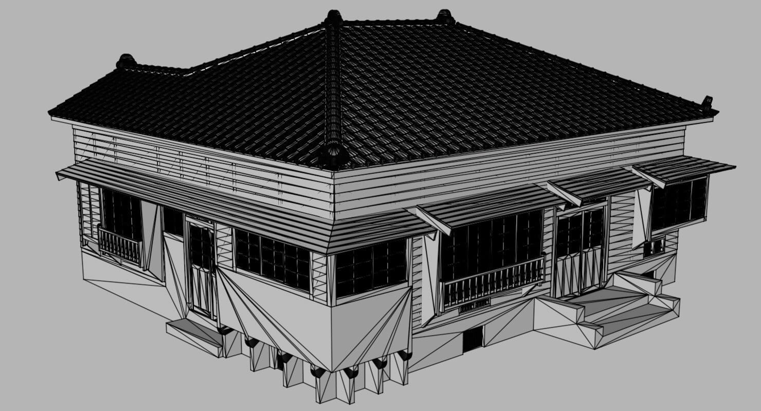 Japanese House - 3D Model by zyed