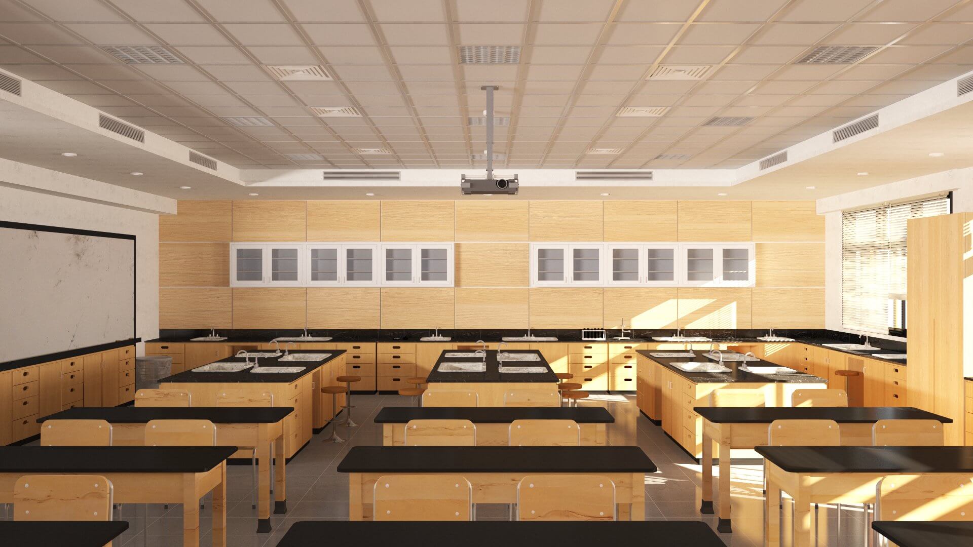 Laboratory Classroom - 3D Model by zyed