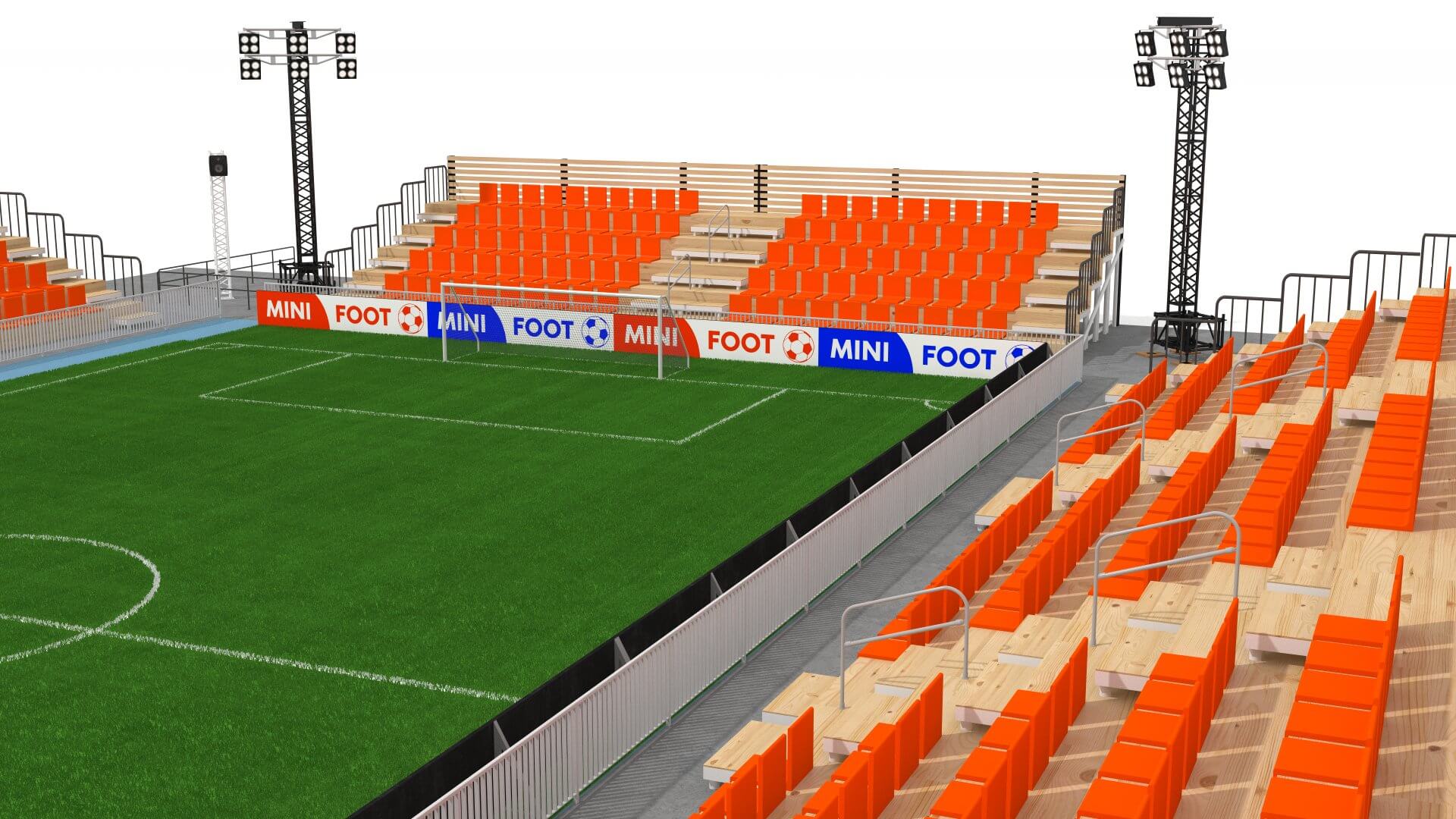 Mini Football Stadium - 3D Model by zyed