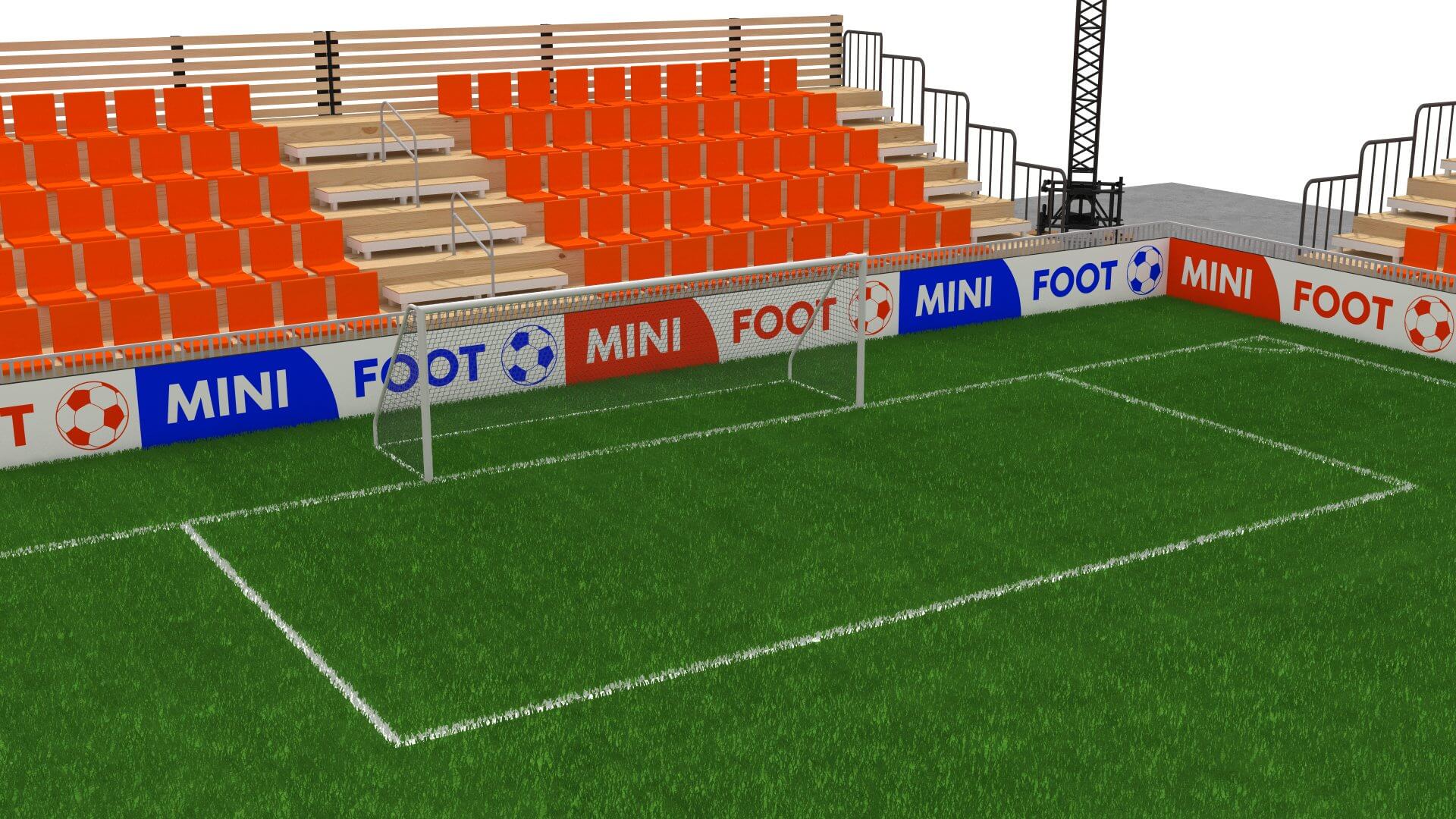 Mini Football Stadium - 3D Model by zyed