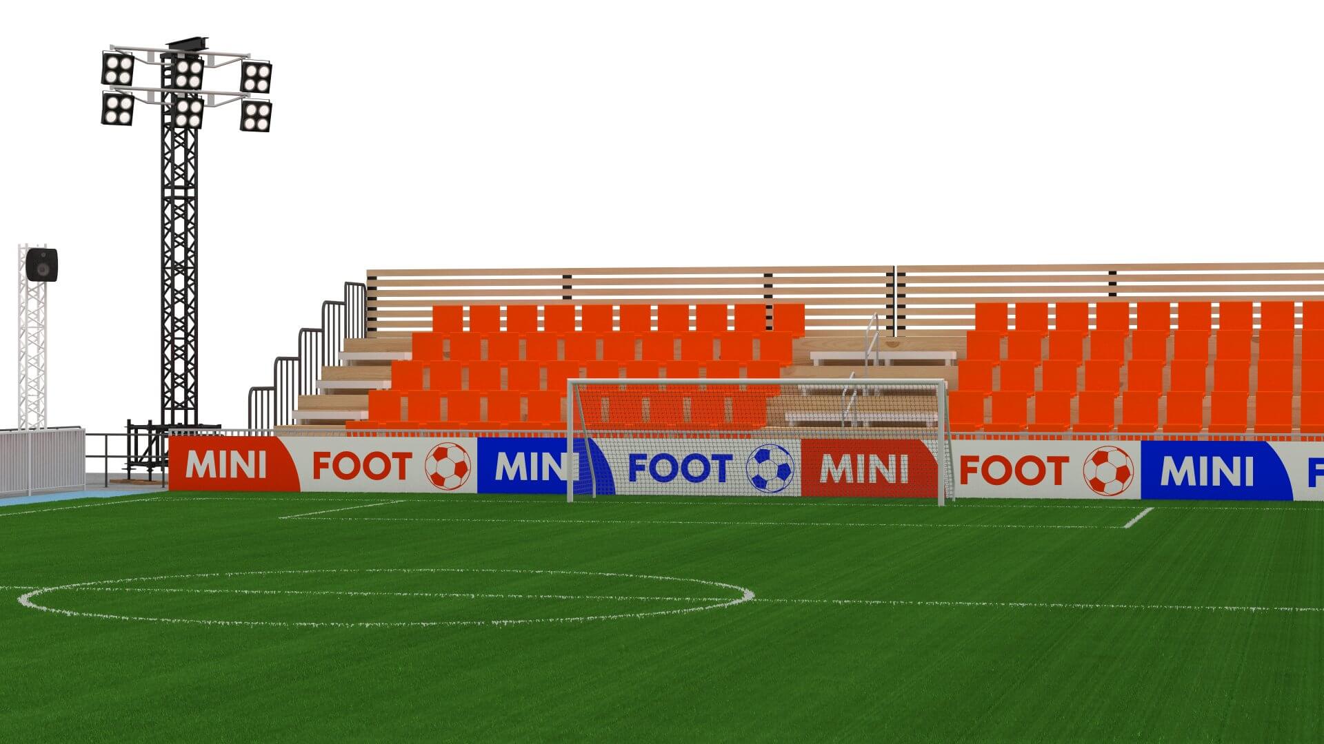 Mini Football Stadium - 3D Model by zyed