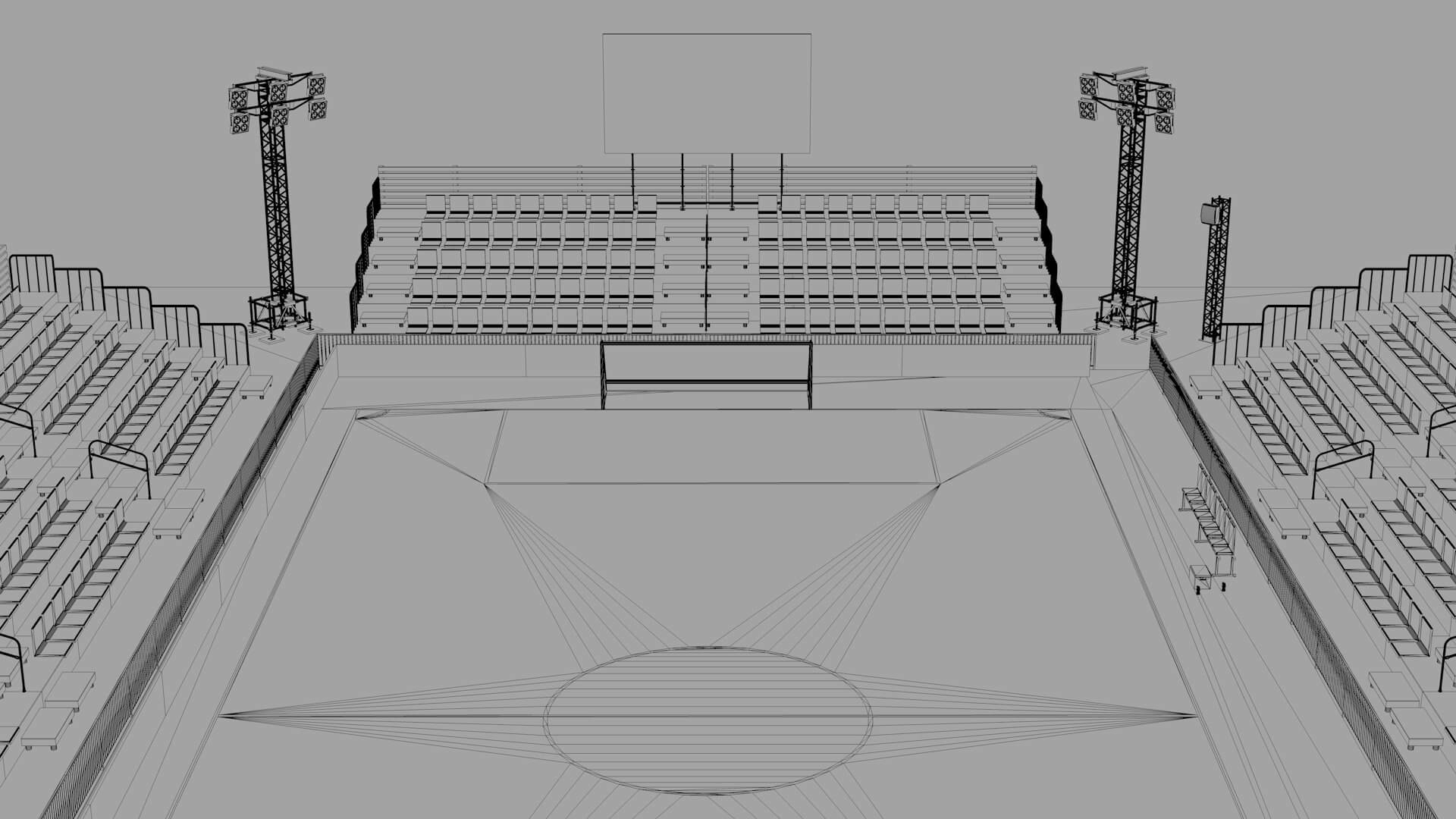Mini Football Stadium - 3D Model by zyed