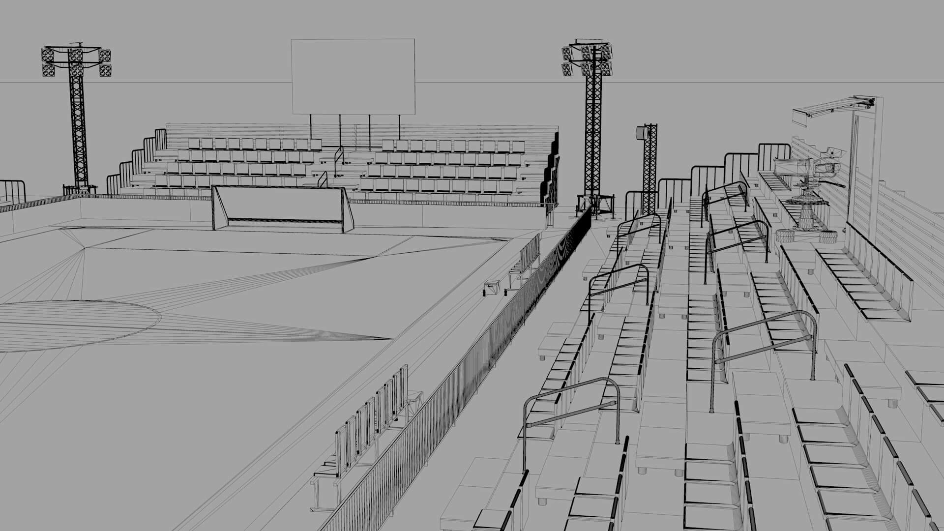 Mini Football Stadium - 3D Model by zyed