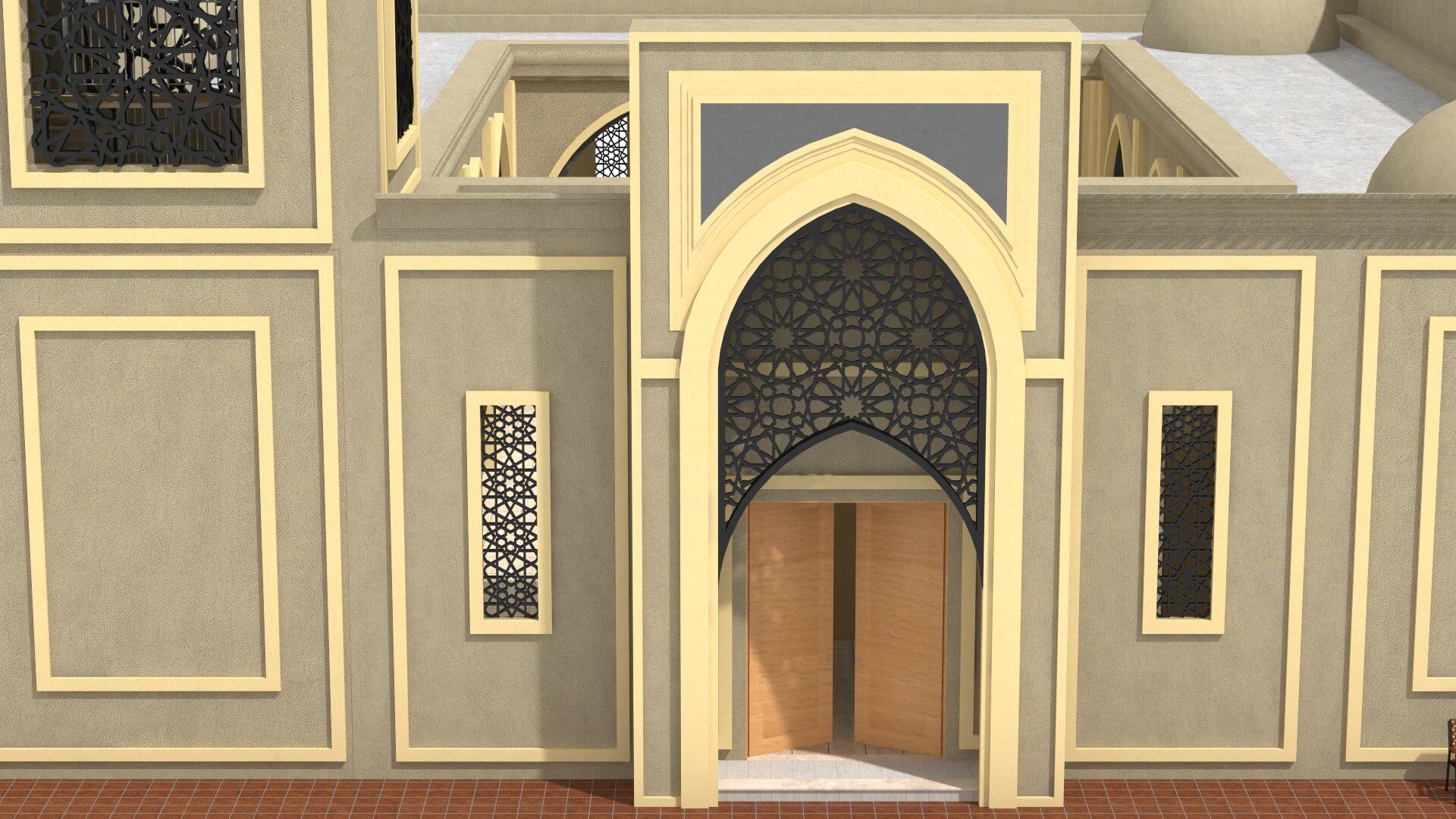 Mosque - 3D Model by zyed