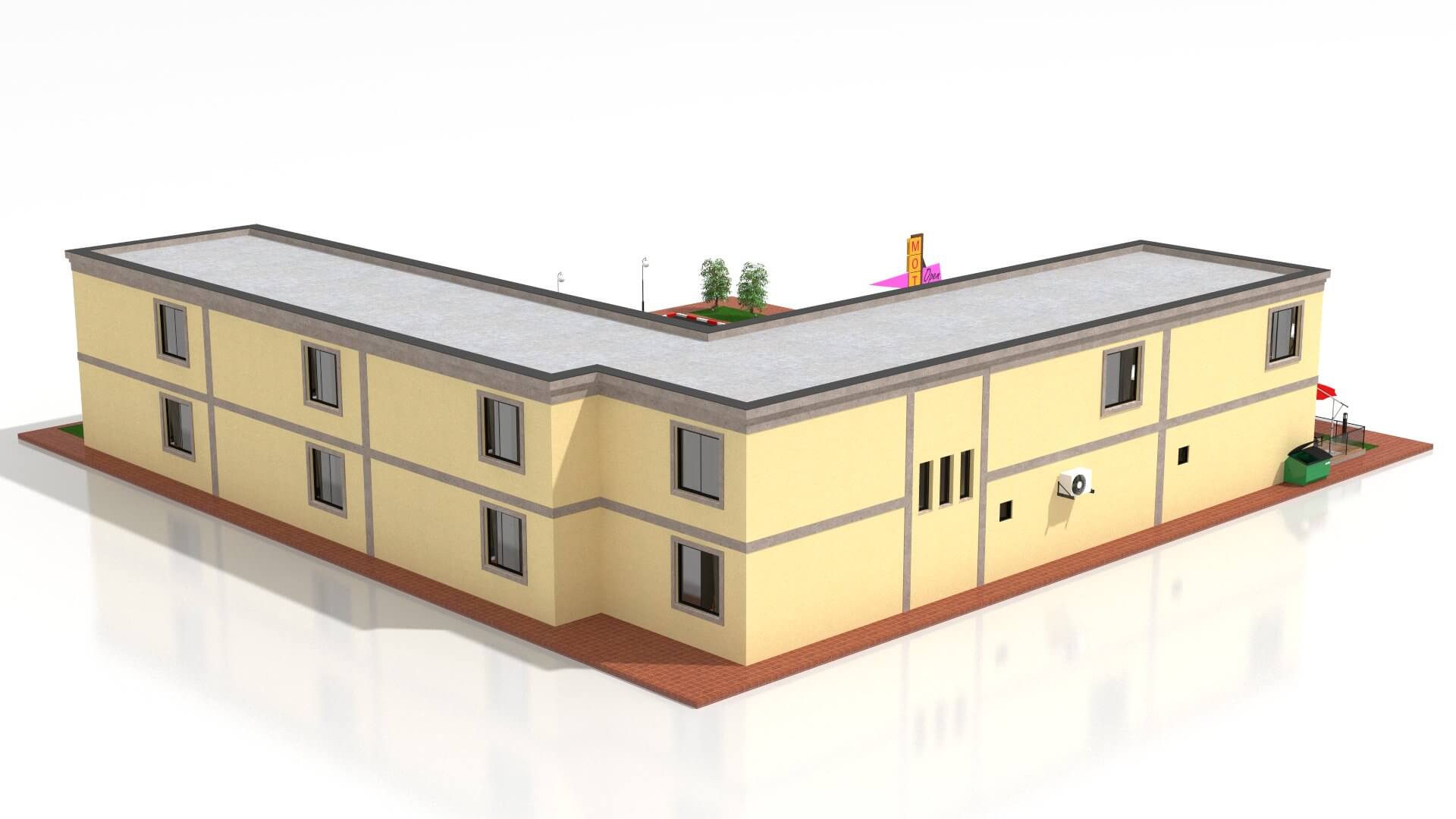 Motel - 3D Model by zyed