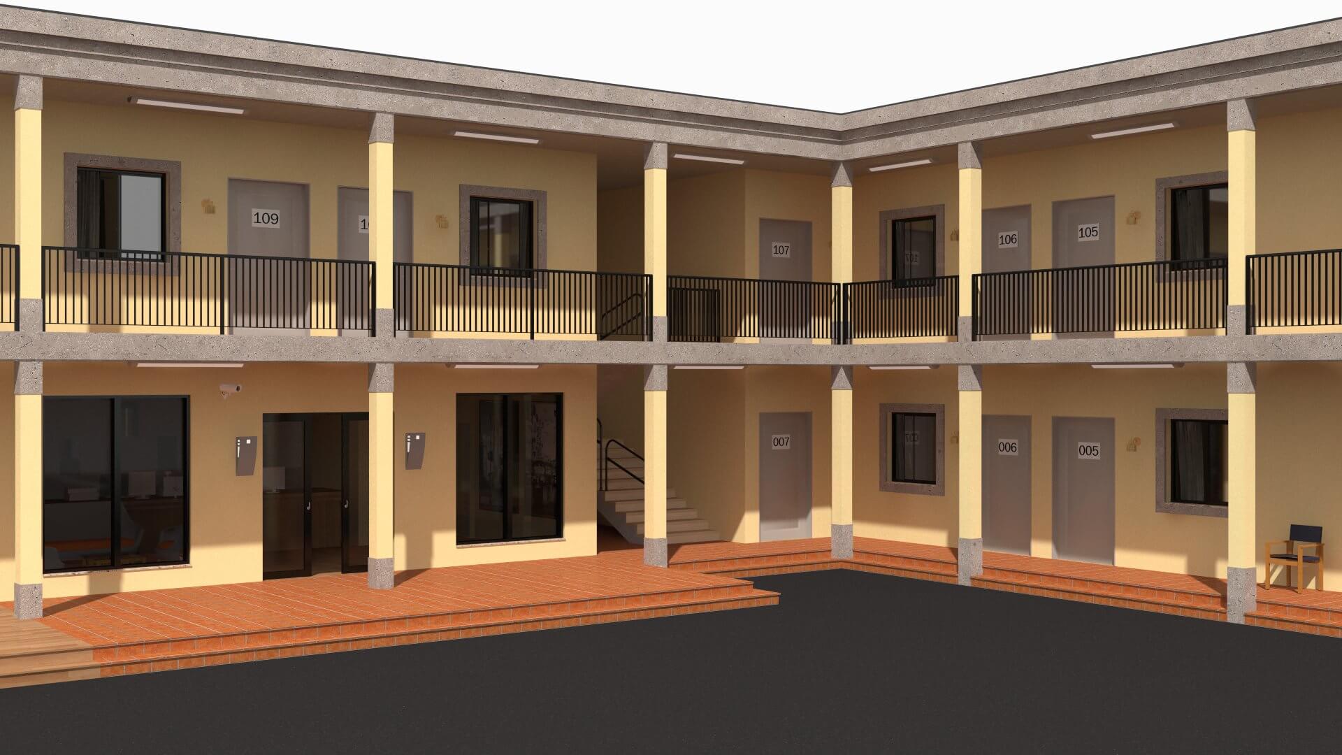 Motel - 3D Model by zyed