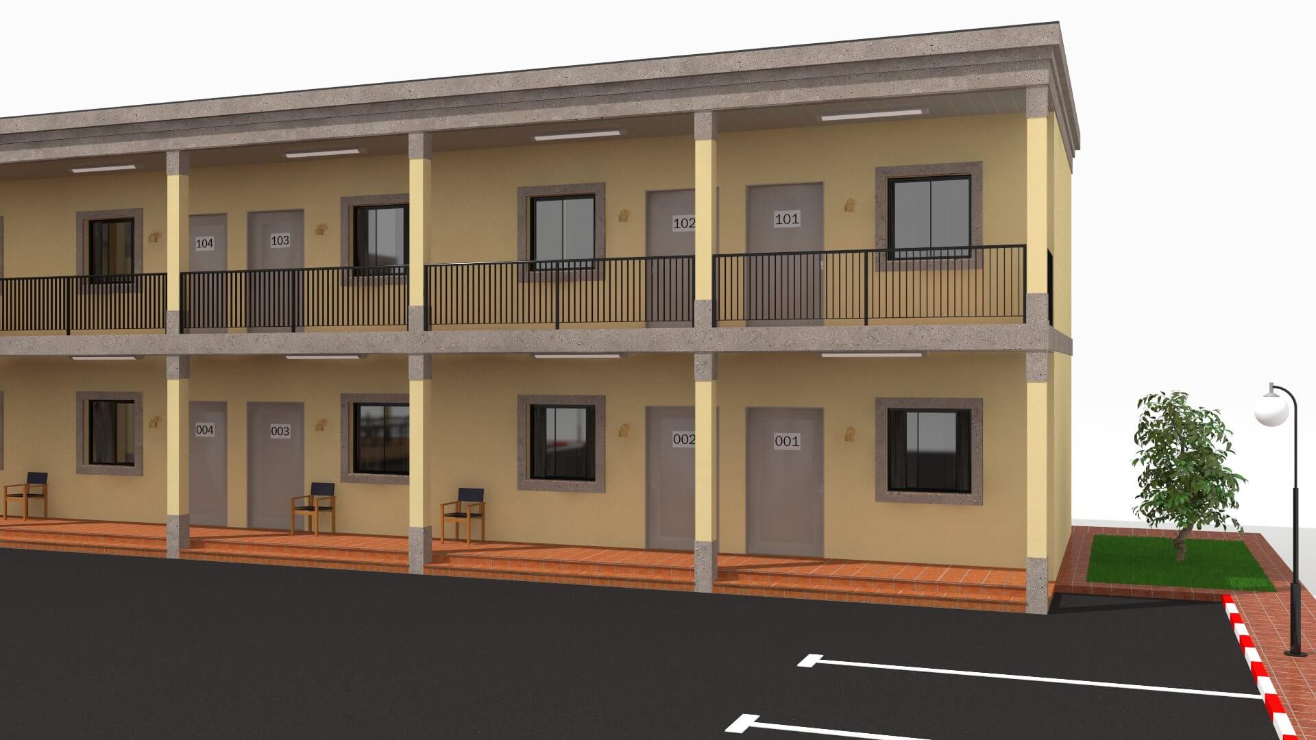 Motel - 3D Model by zyed