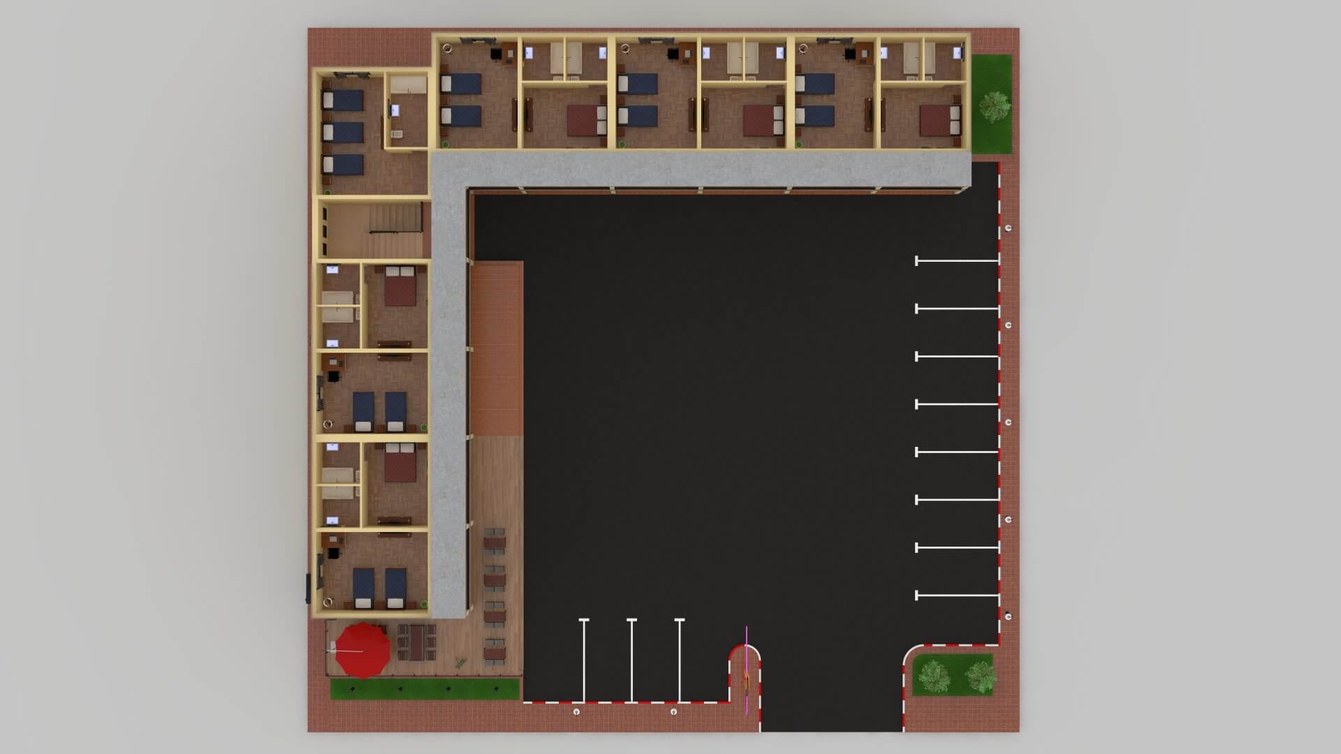 Motel - 3D Model by zyed