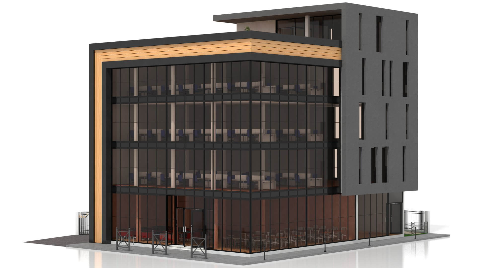 Office Building 3 - 3D Model by zyed