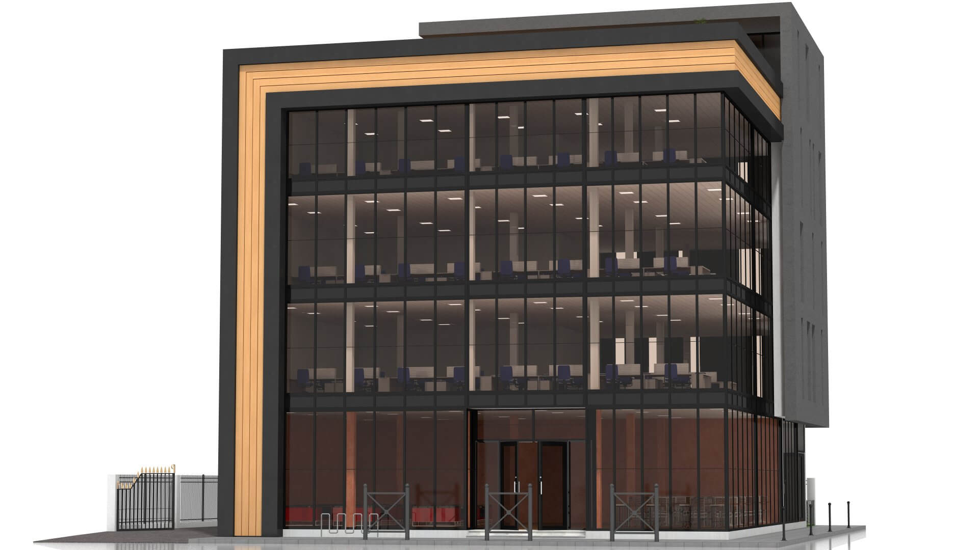 Office Building 3 - 3D Model by zyed