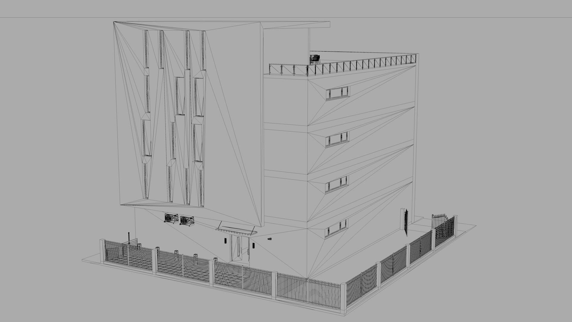 Office Building 3 - 3D Model by zyed