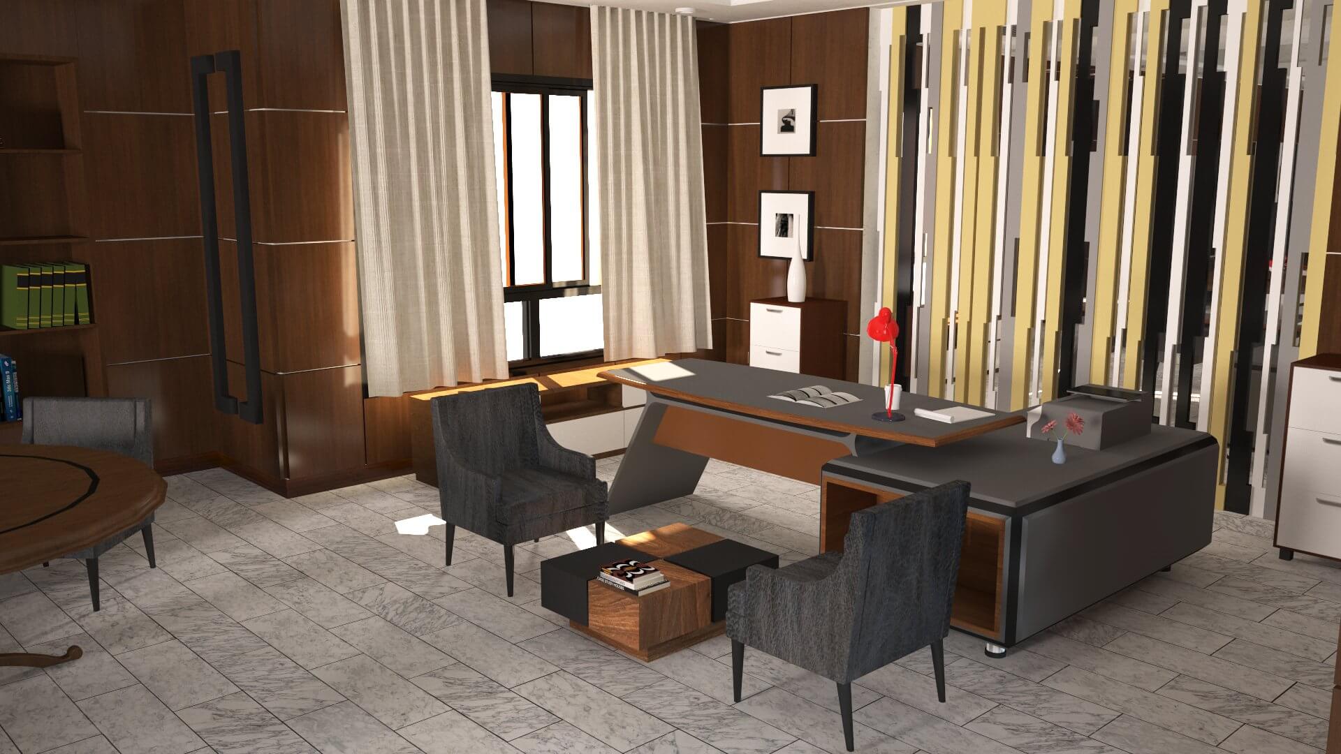 Office - 3D Model by zyed