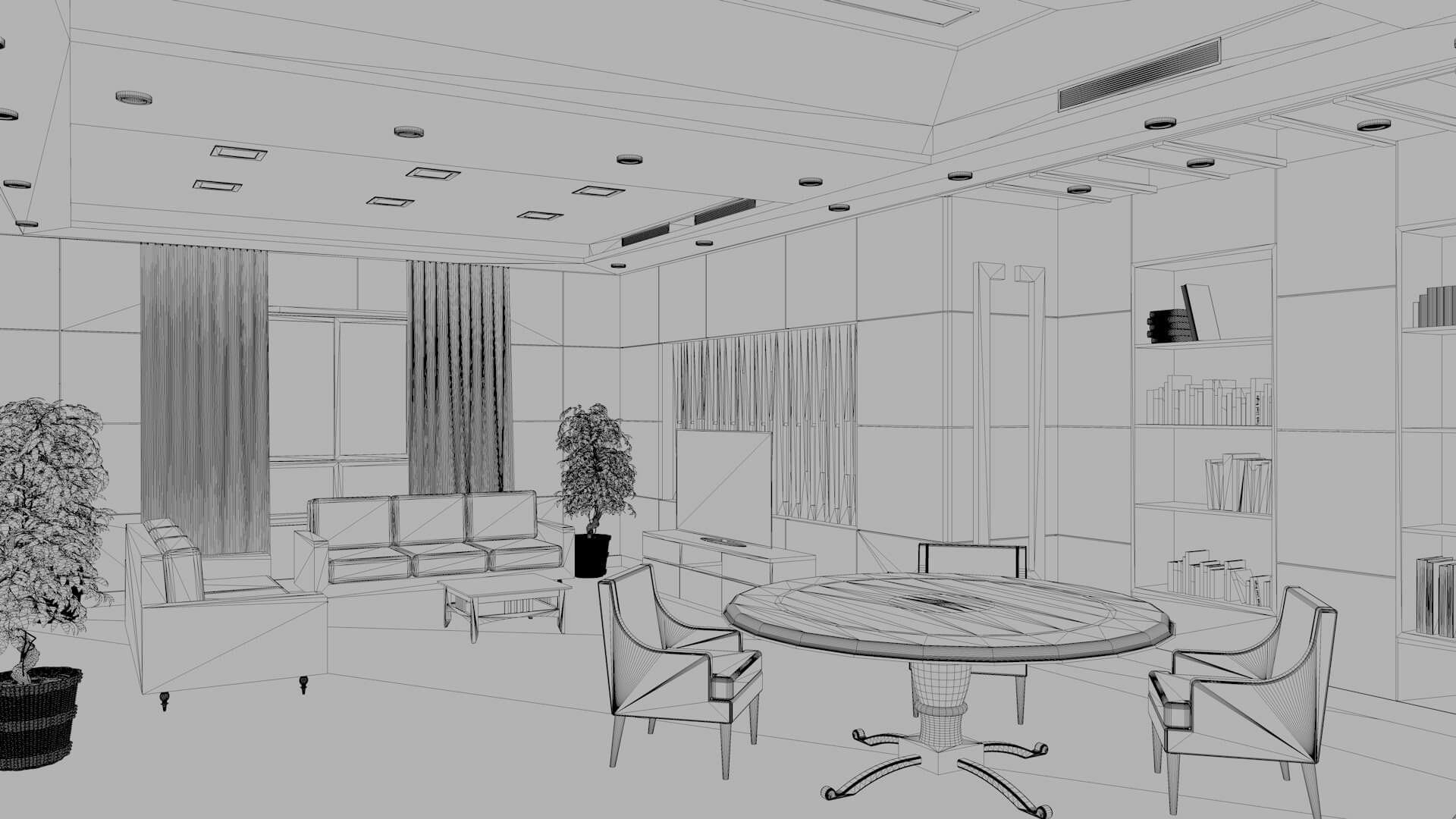 Office - 3D Model by zyed