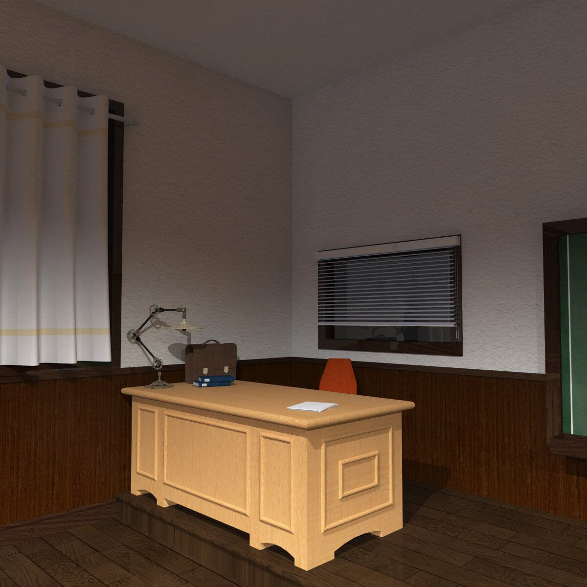 Old Classroom - 3D Model by zyed