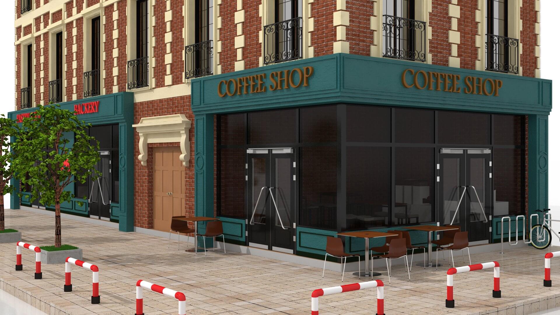 Parisian Residential Block - 3D Model by zyed