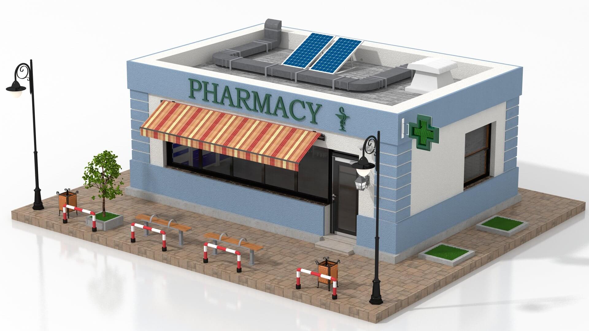 Pharmacy - 3D Model by zyed