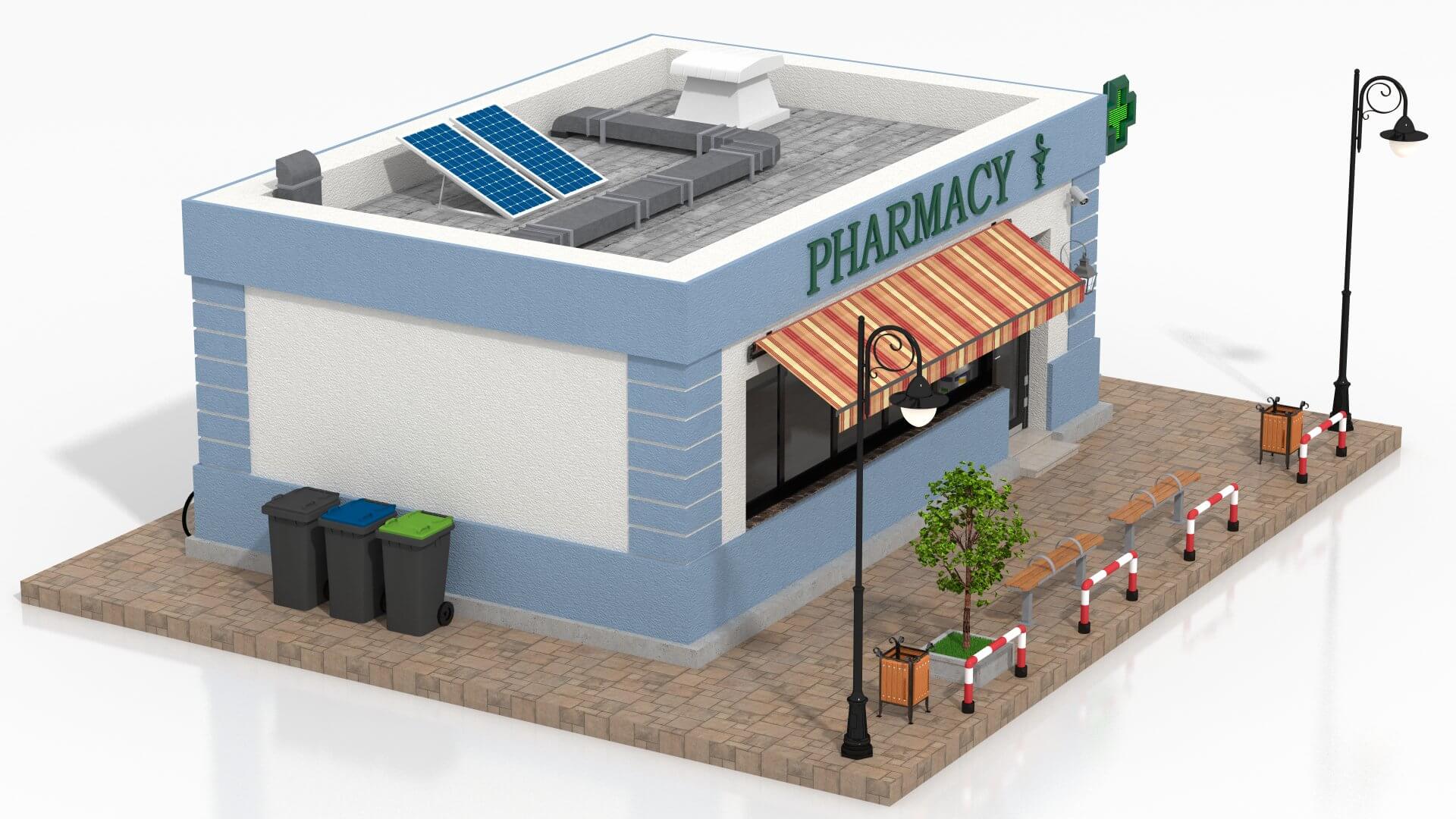 Pharmacy - 3D Model by zyed