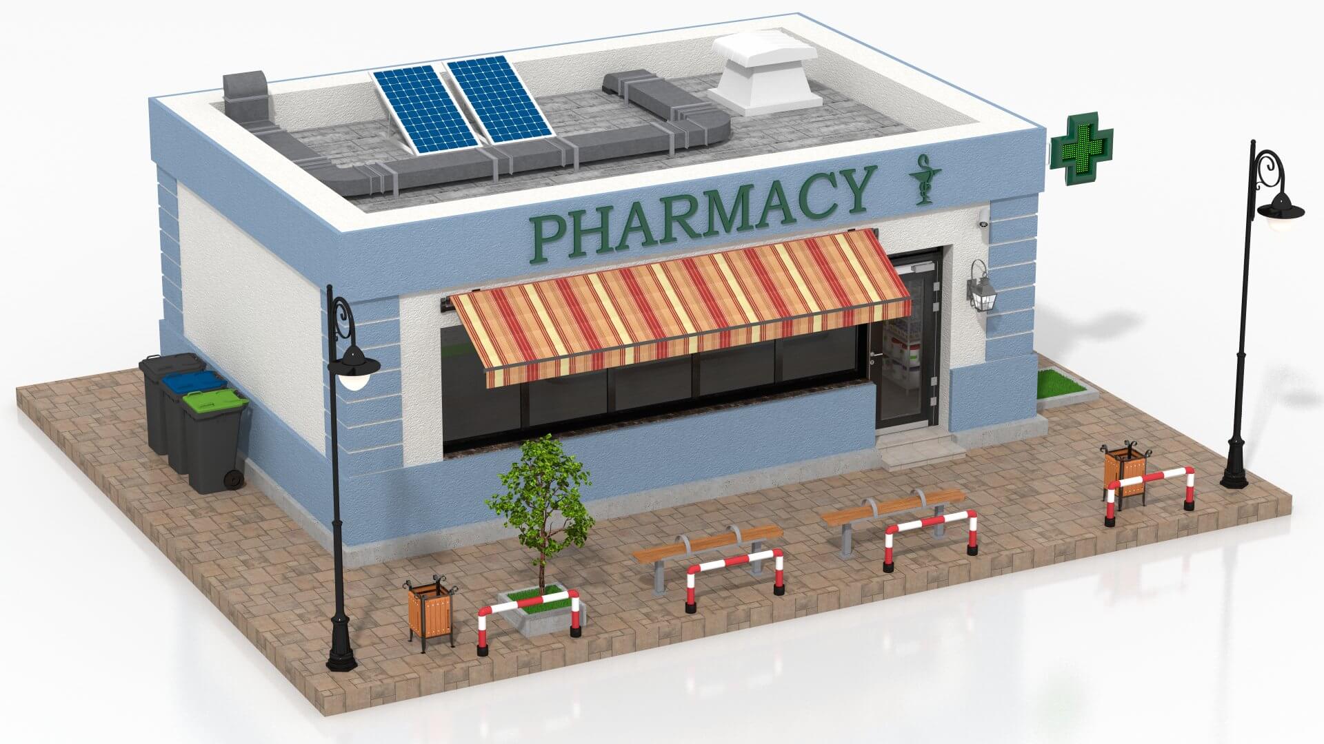 Pharmacy - 3D Model by zyed