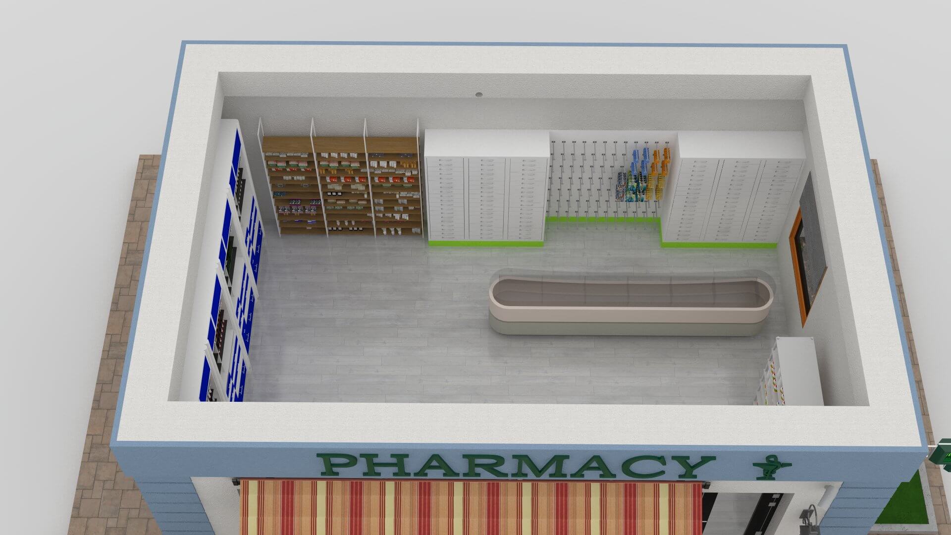 Pharmacy - 3D Model by zyed