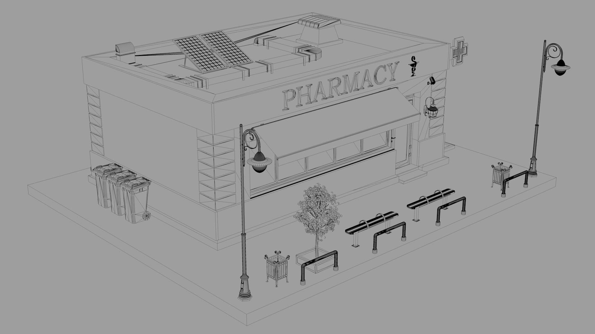 Pharmacy - 3D Model by zyed