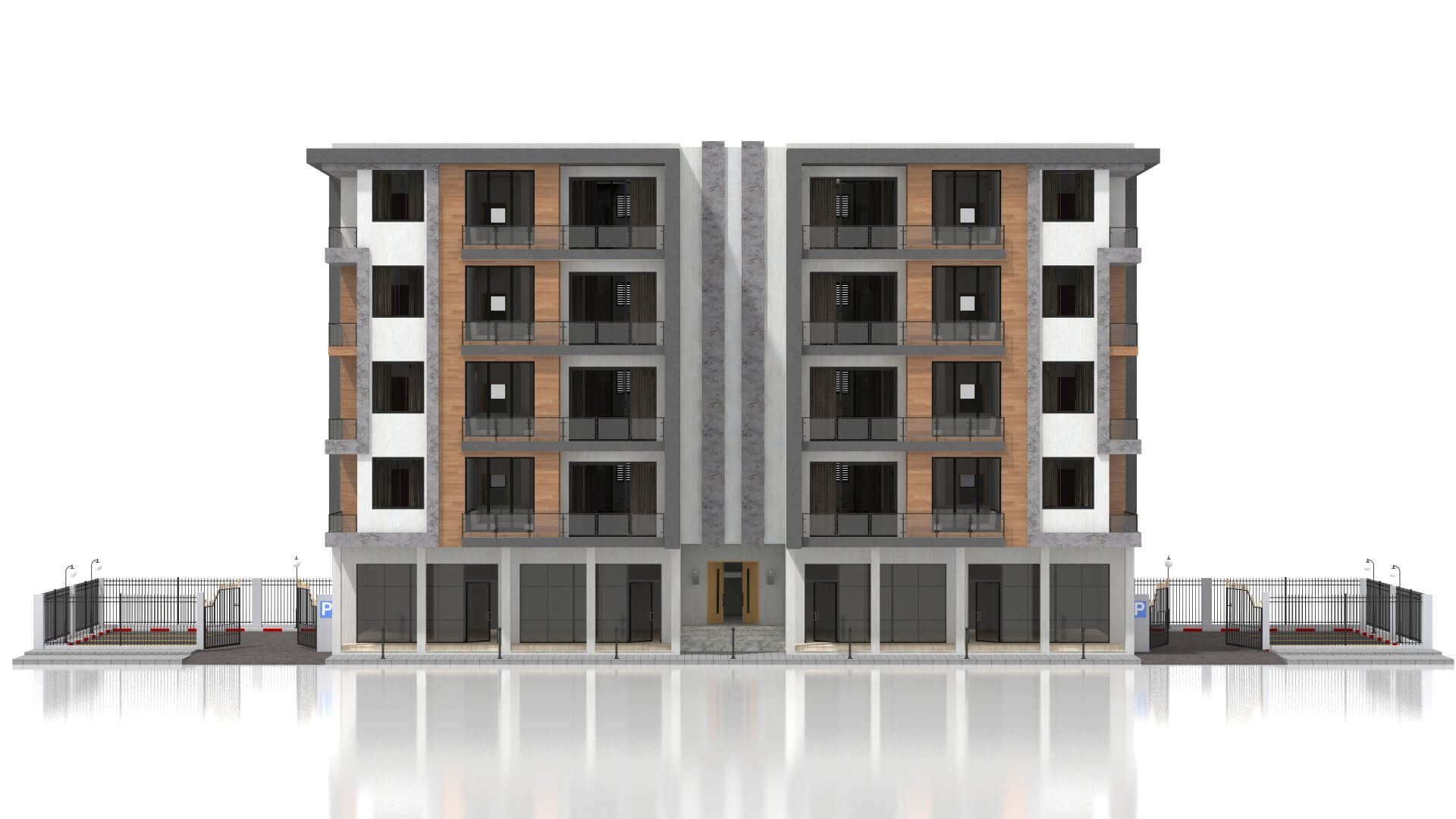 Residential Tenement Block - 3D Model by zyed