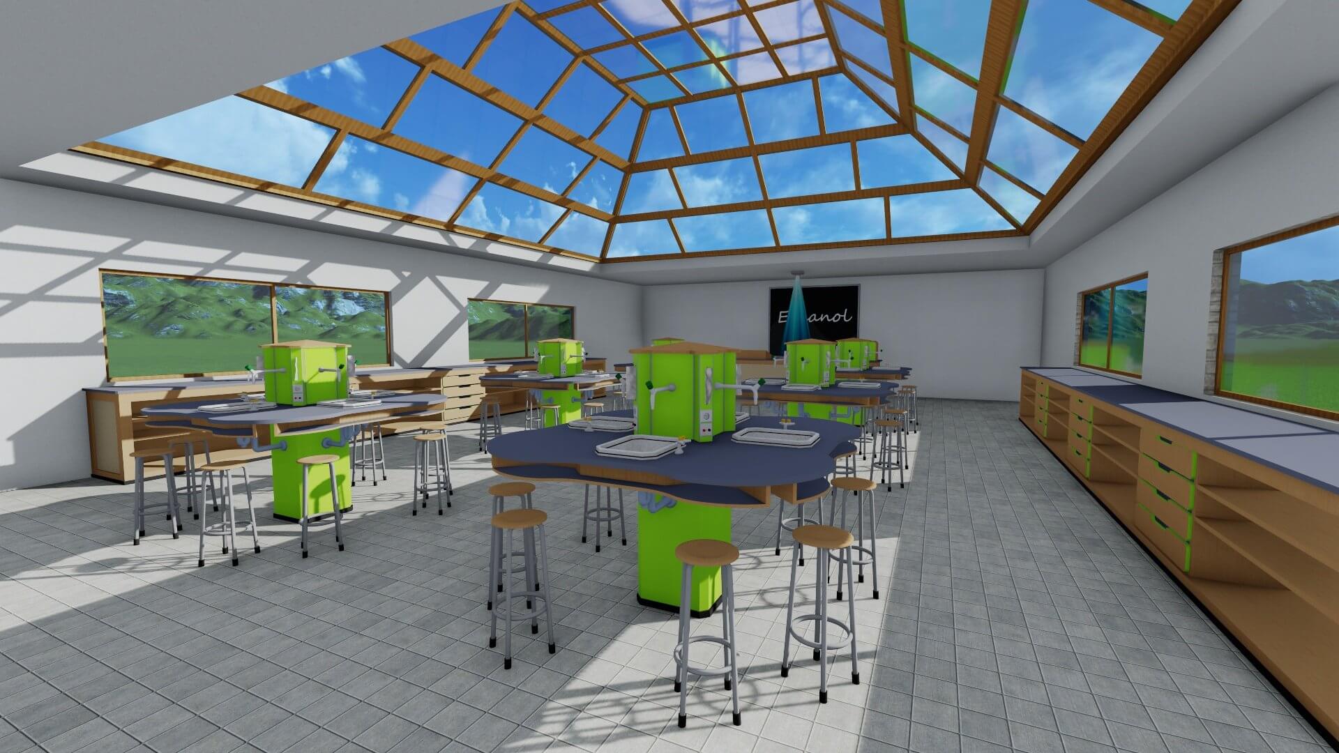 Science Classroom - 3D Model by zyed