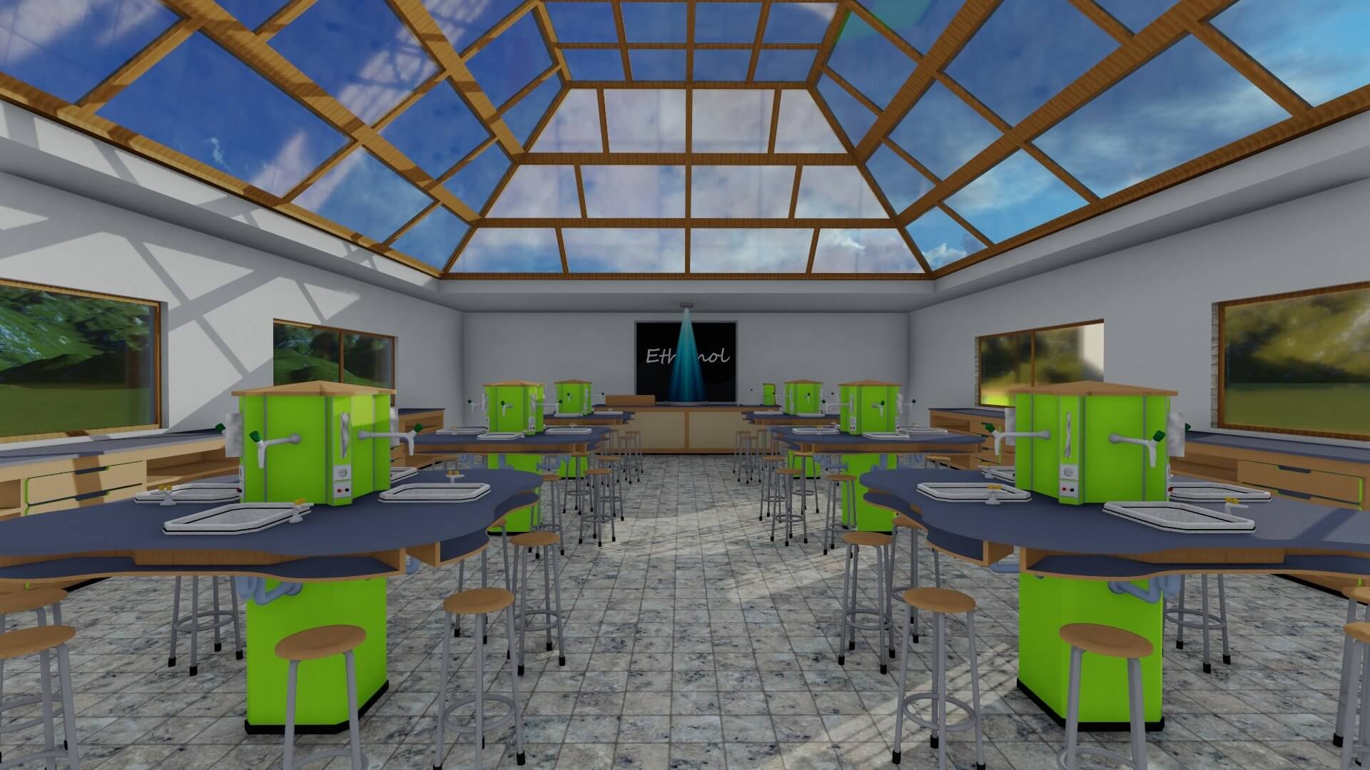 Science Classroom - 3D Model by zyed