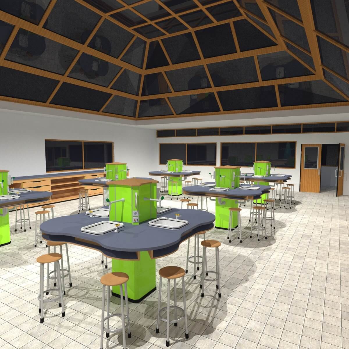 Science Classroom - 3D Model by zyed