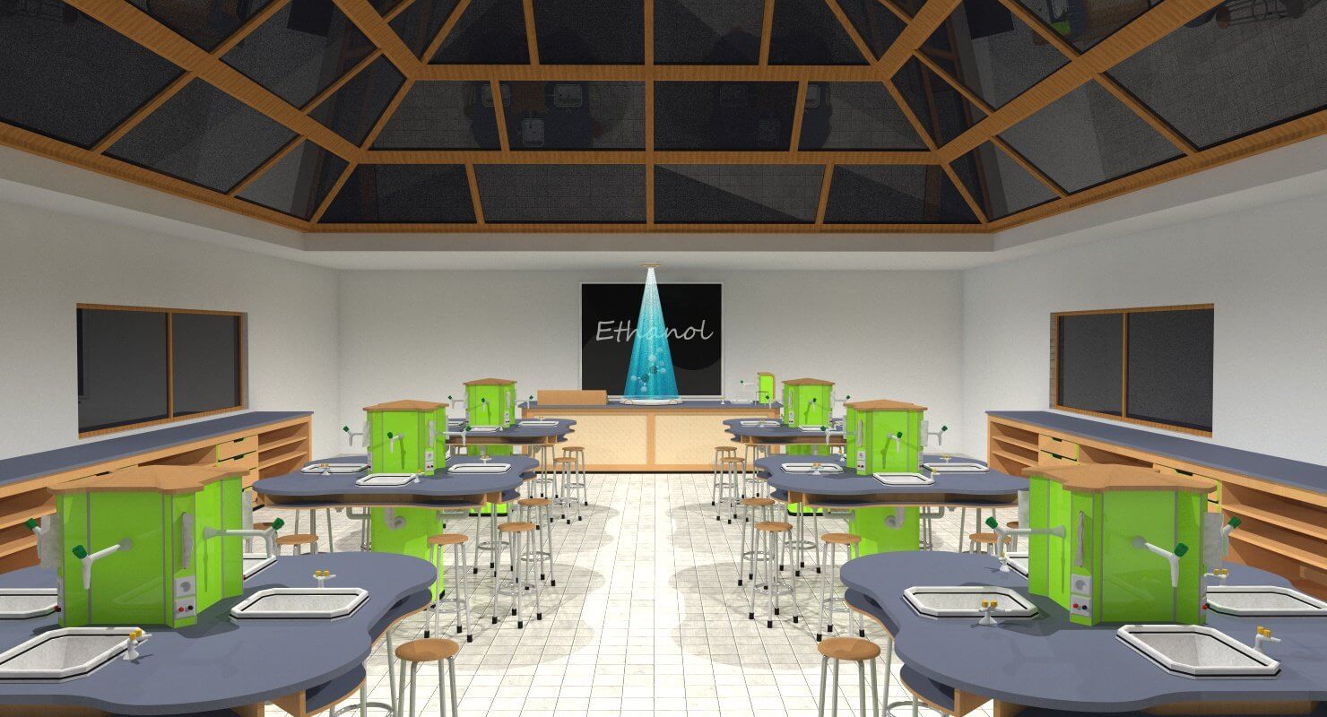 Science Classroom - 3D Model by zyed