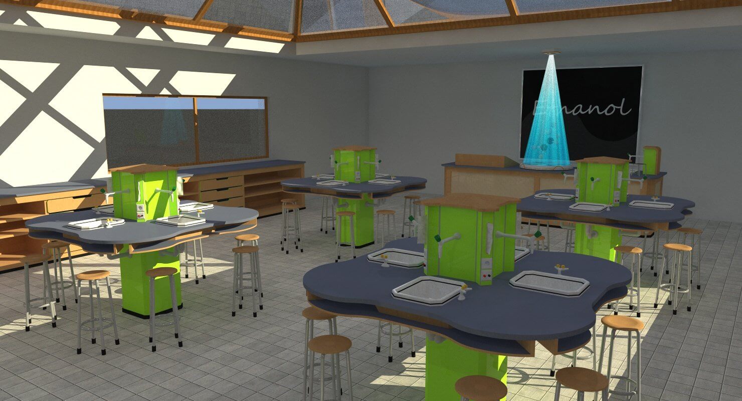 Science Classroom - 3D Model by zyed