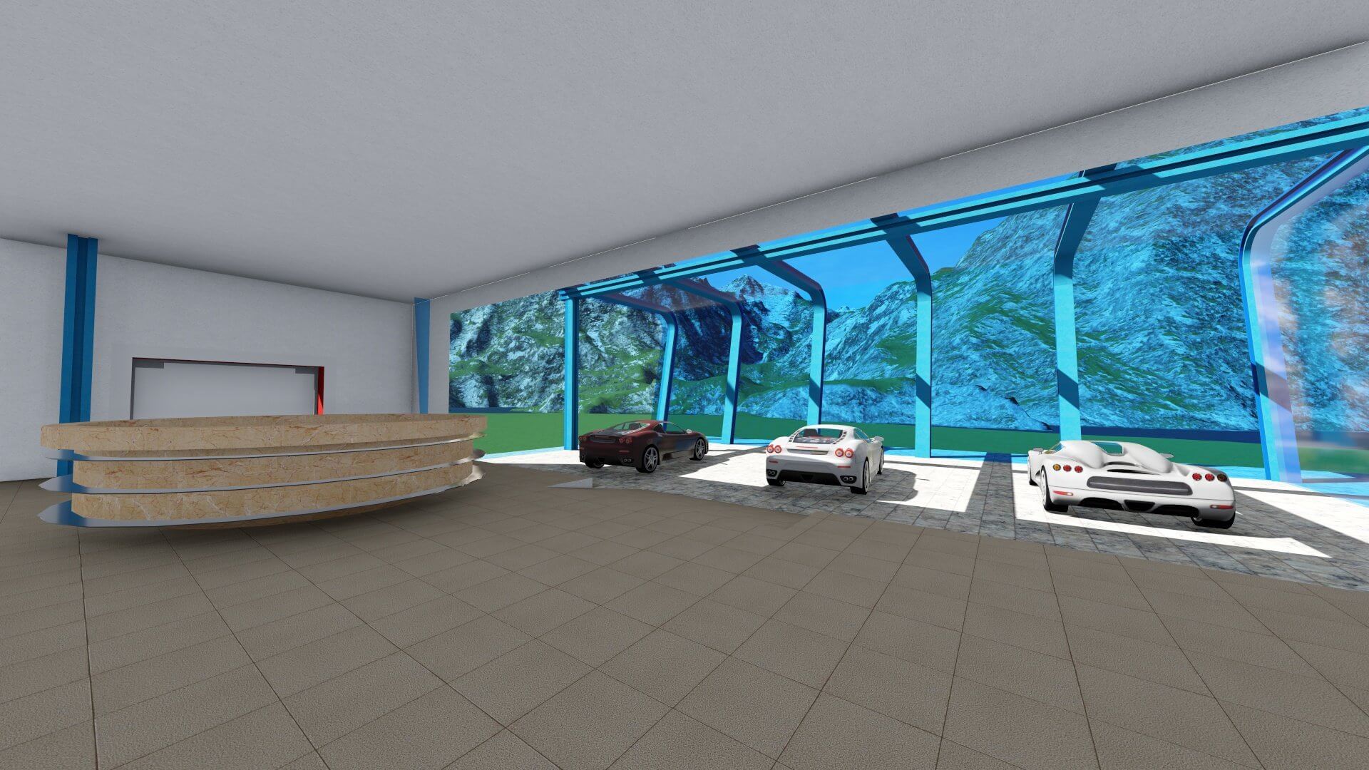 Showroom - 3D Model by zyed