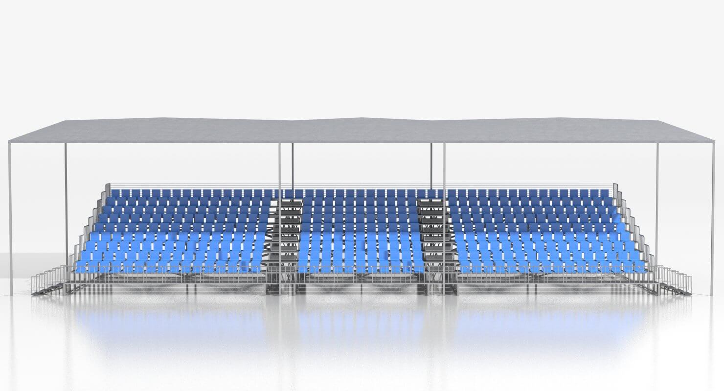 Stadium Seats - 3D Model by zyed