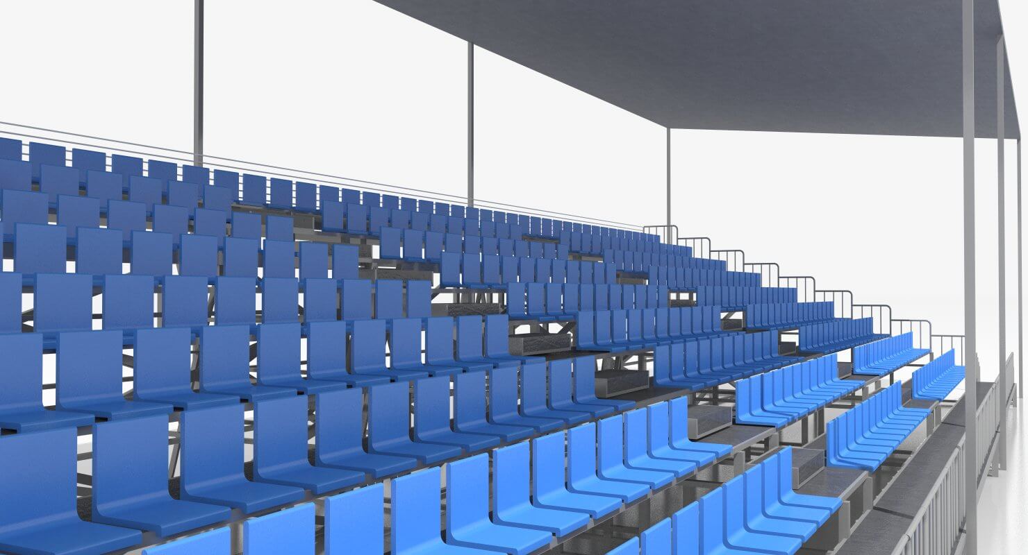 Stadium Seats - 3D Model by zyed