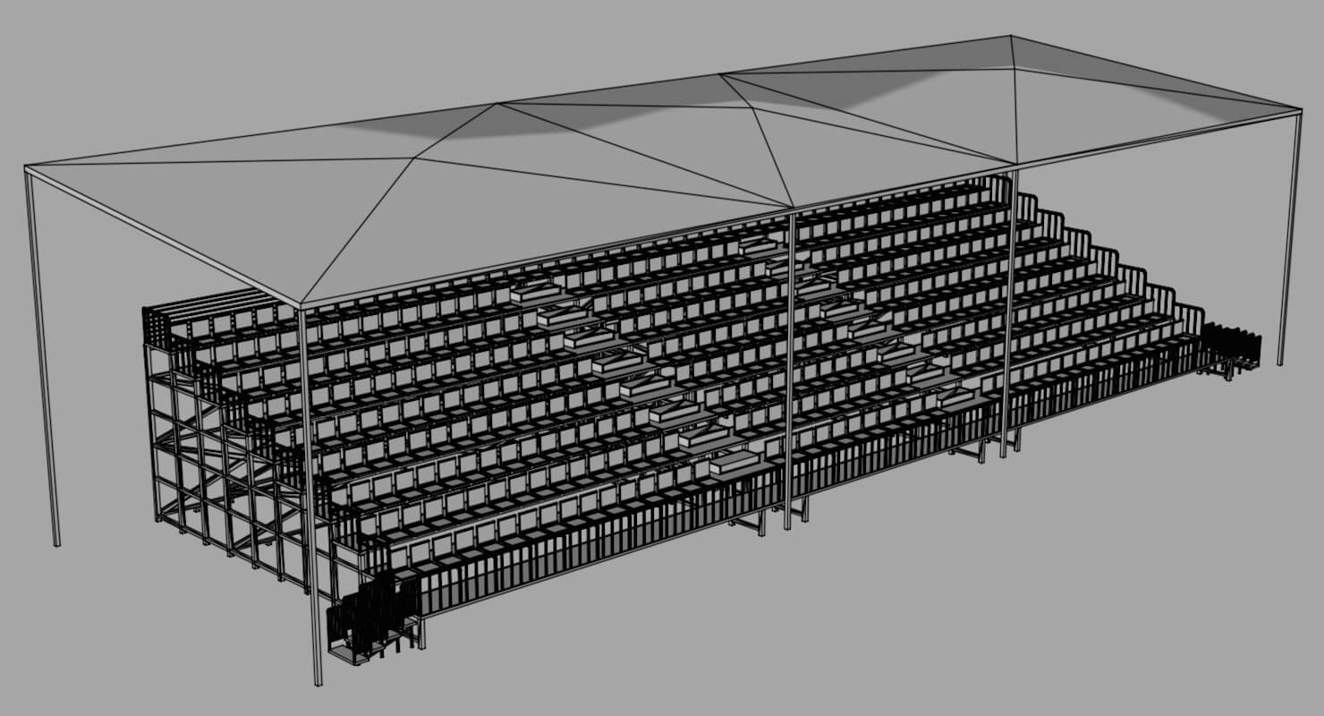 Stadium Seats - 3D Model by zyed