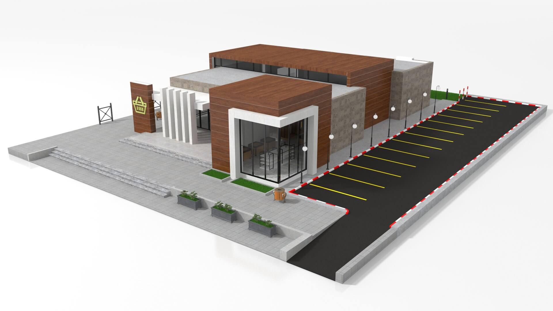 Supermarket Building Design
