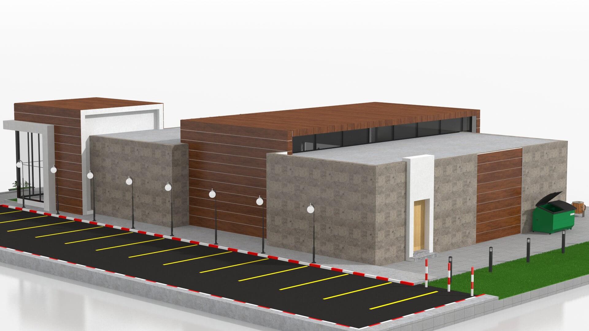 Supermarket Retail Store - 3D Model by zyed