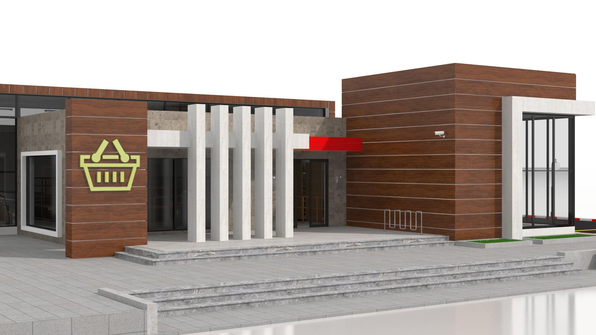 Supermarket Retail Store - 3D Model by zyed