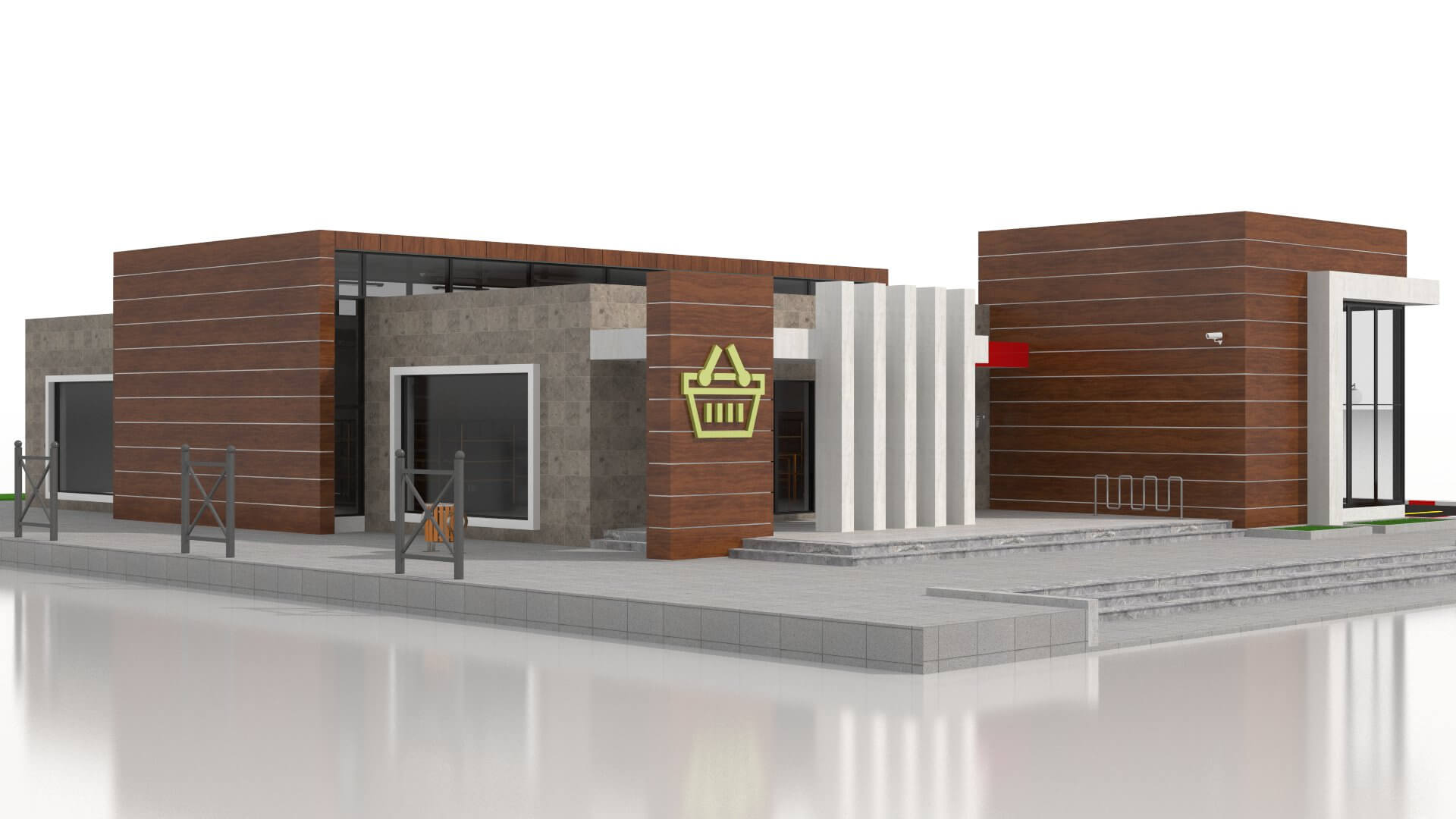 Supermarket Retail Store - 3D Model by zyed