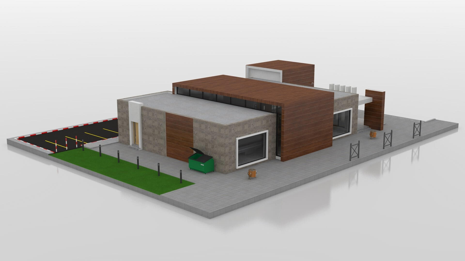 Supermarket Retail Store - 3D Model by zyed