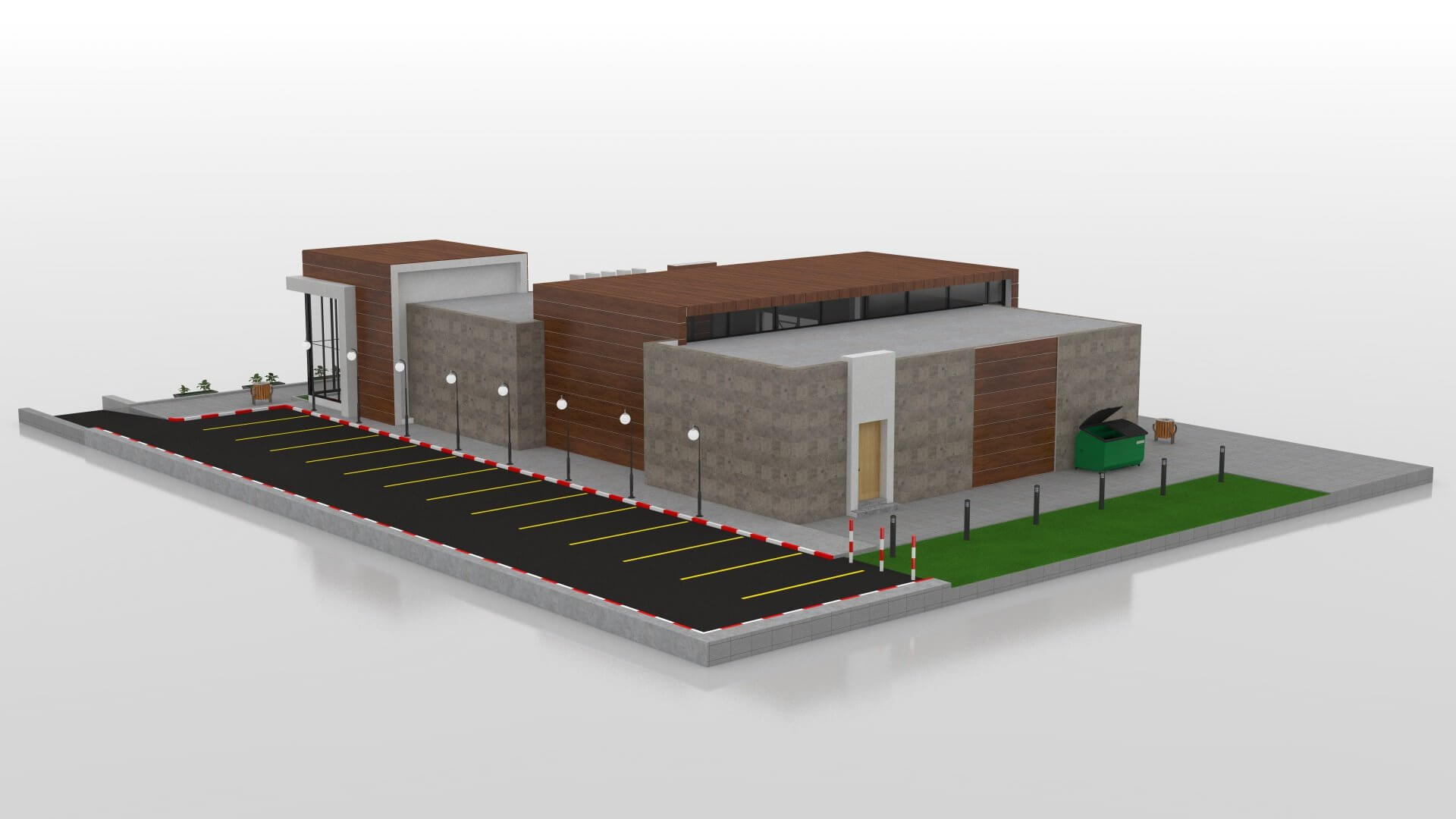 Supermarket Retail Store - 3D Model by zyed